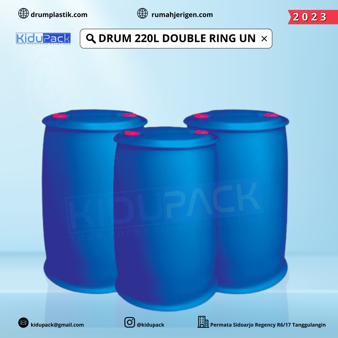Drum 200 Liter Double Ring UN | Rumah Jerigen